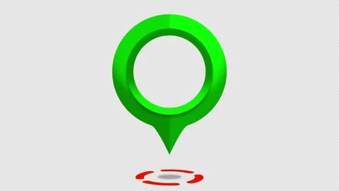 Map Pin Overlay - Map Pointer - Map Mark... | Stock Video | Pond5