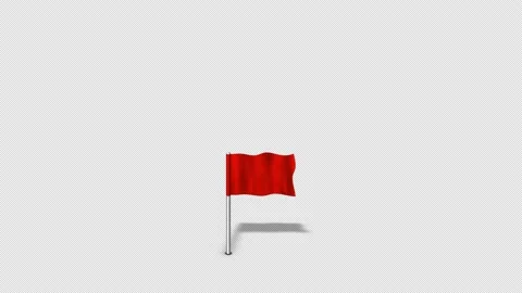 Map Pointers Animation 2 Red Map Flag Lo... | Stock Video | Pond5