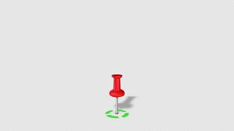 Map Pointers Animation 3 Green Target Re... | Stock Video | Pond5