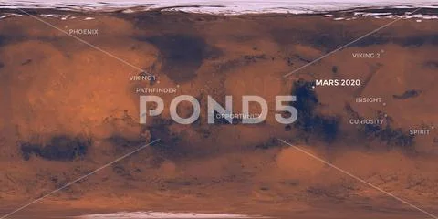 This map of the Red Planet shows Jezero Crater, where NASA s Mars 2020 ...