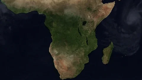 Map of South Africa Seasons Changing Tim... | Stock Video | Pond5