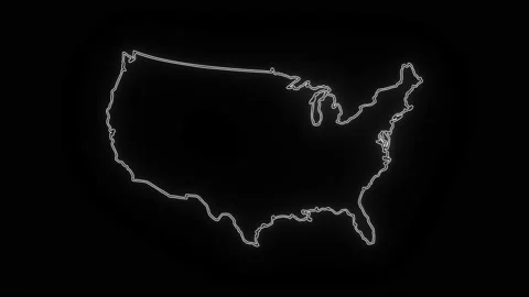 Usa Map Animation Stock Videos – Royalty-Free HD & 4K Videos | Pond5