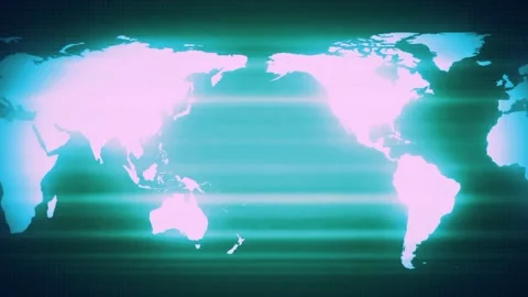 Map Structure Animation Loop | Stock Video | Pond5