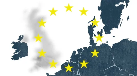 Eu Map Stars Stock Video Footage | Royalty Free Eu Map Stars Videos | Pond5