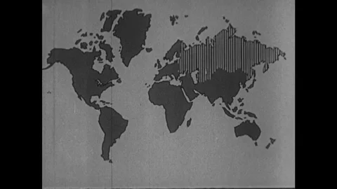 A map of the world indicating the Commun... | Stock Video | Pond5