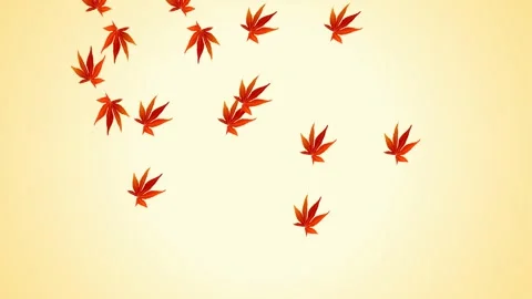 Falling Leaves Animation Stock Footage ~ Royalty Free Stock Videos | Pond5