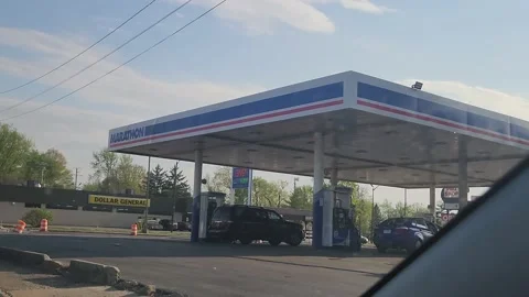 Marathon Gas Station Convenience Store | Stock Video | Pond5