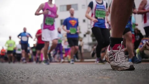 Marathon Runner Feet Stock Videos – Royalty-Free HD & 4K Videos | Pond5