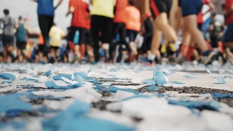 Marathon Finish Stock Footage ~ Royalty Free Stock Videos | Pond5