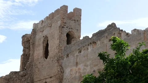 marbella castle ancient walls former moo... | Stock Video | Pond5
