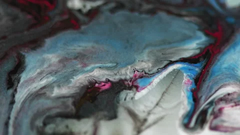Marble ink texture paint mix water color... | Stock Video | Pond5