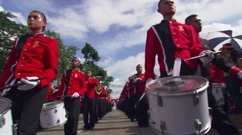 Parade Band Stock Footage ~ Royalty Free Stock Videos | Pond5