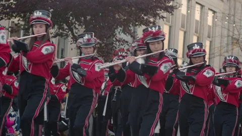 Marching Band Parade Stock Video Footage | Royalty Free Marching Band ...