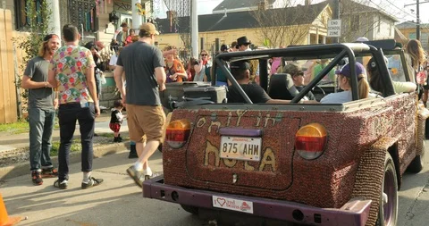 Mardi Gras Car Stock Videos – Royalty-Free HD & 4K Videos