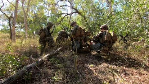 Marines Landing on Beach Military Combat... | Stock Video | Pond5