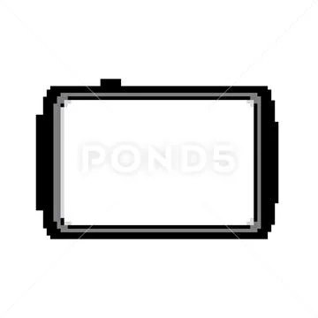 Marker whiteboard school game pixel art vector illustration: Graphic ...