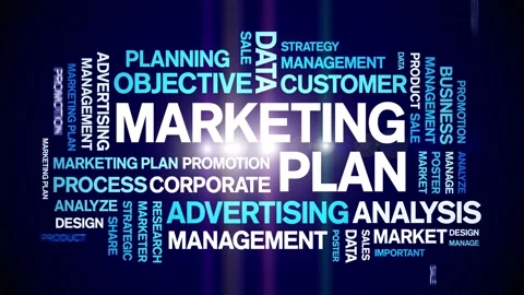 Marketing Plan animated word cloud,anima... | Stock Video | Pond5