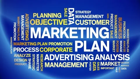 Marketing Plan animated word cloud,anima... | Stock Video | Pond5