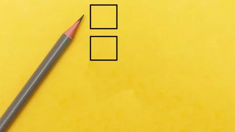 marking on checklist box. Checklist conc... | Stock Video | Pond5