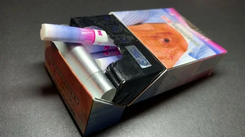 Marlboro Cigarette Box Hong Kong with He... | Stock Video | Pond5