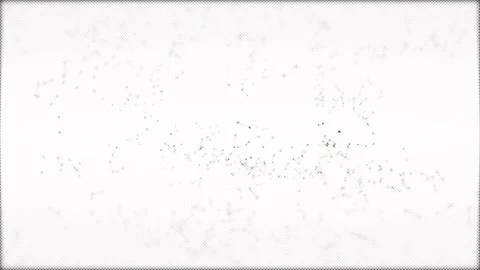 Maroon line segments moving slowly on th... | Stock Video | Pond5