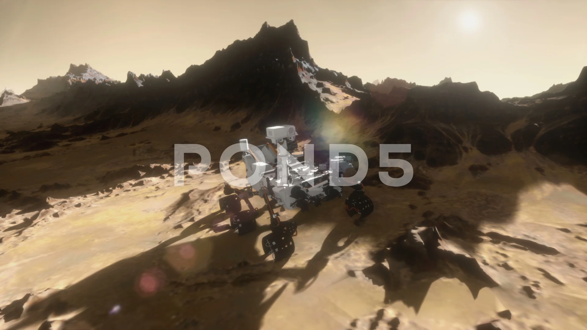 Mars Curiosity Sunrise