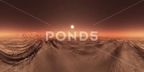 Mars HDRI Environment Map Stock Illustration ~ #148583084