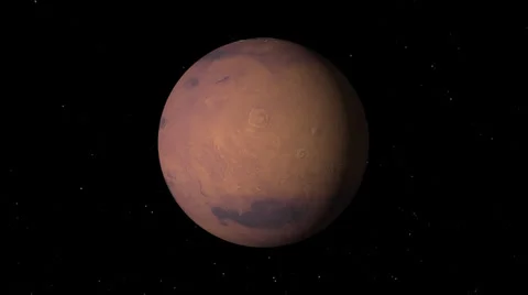 Mars Rotating Seamless Loop 4K UHD | Stock Video | Pond5