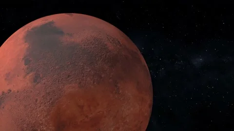 Mars Space 3DCG Digital Animation Motion... | Stock Video | Pond5