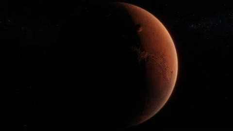 Mars, Space Planets, Stars and Galaxy An... | Stock Video | Pond5