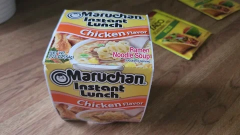 Maruchan Instant Lunch Ramen | Stock Video | Pond5