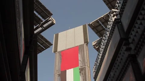 Masdar Wind Tower | Stock Video | Pond5