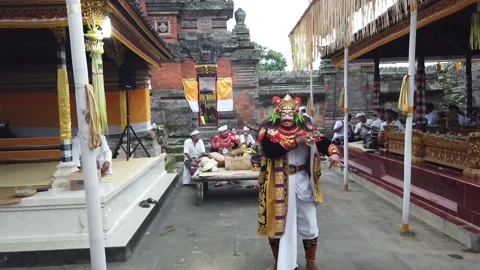 Mask Dance Topeng in Bali Indonesia at H... | Stock Video | Pond5