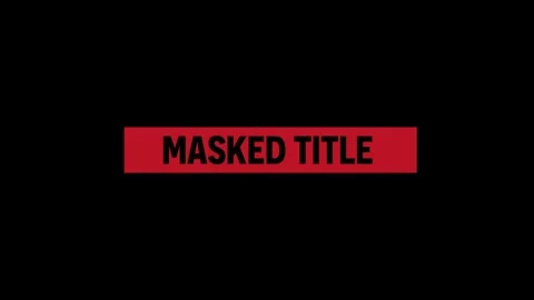 Masked Simple Colored Rectangle Title Intro ~ After Effects #266427119