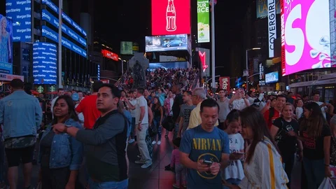 Advertising Times Square Stock Video Footage | Royalty Free Advertising ...