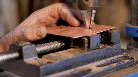 The master using a milling machine makes... | Stock Video | Pond5