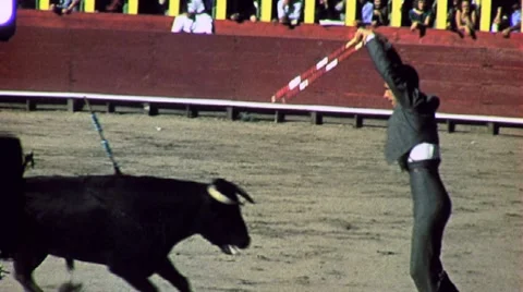 MATADOR BULL RING Man FIGHTS Bleeding Pi... | Stock Video | Pond5