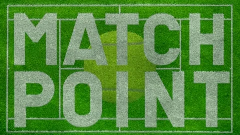 Match Point. Tennis Animated Graphic Bac... | Stock Video | Pond5
