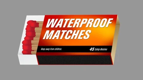 Matchbox Animation with Transparent Back... | Stock Video | Pond5