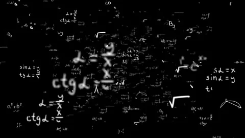 Math Equations On Screen Stock Footage ~ Royalty Free Stock Videos | Pond5