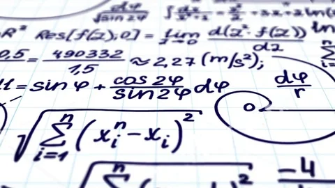 Math Calculations Stock Footage ~ Royalty Free Stock Videos | Pond5