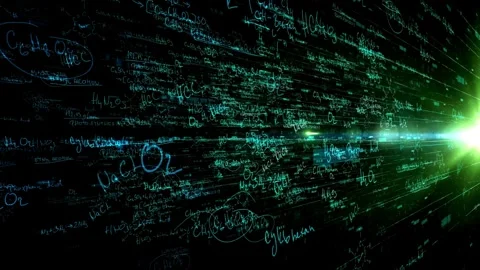 math equations, formulas, Science, Chemi... | Stock Video | Pond5