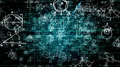 math equations, formulas, Science, Chemi... | Stock Video | Pond5