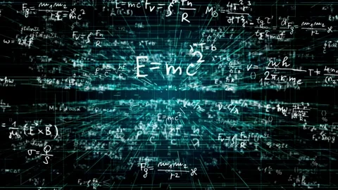 math equations, formulas, Science, Chemi... | Stock Video | Pond5
