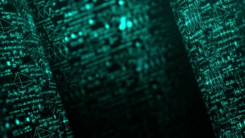 Math Formulas. Endless Background Loop. | Stock Video | Pond5