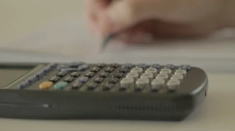 Typing Numbers Solve Stock Video Footage | Royalty Free Typing Numbers ...