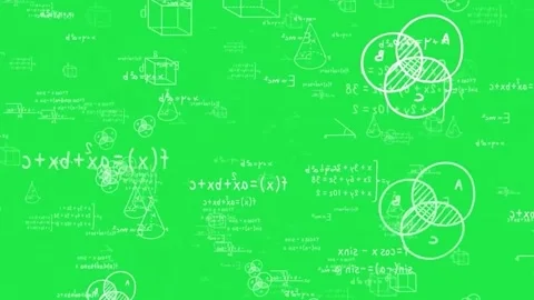 Math Equations On Screen Stock Footage ~ Royalty Free Stock Videos | Pond5
