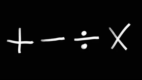 Mathematic Symbols Blackboard Chalk Anim... | Stock Video | Pond5