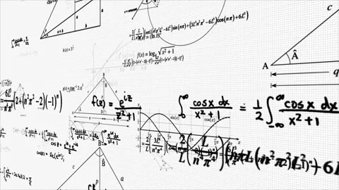 Mathematics Loop Background | Stock Video | Pond5