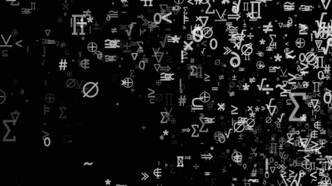 A Maths Cloud With Equations Symbols and... | Stock Video | Pond5